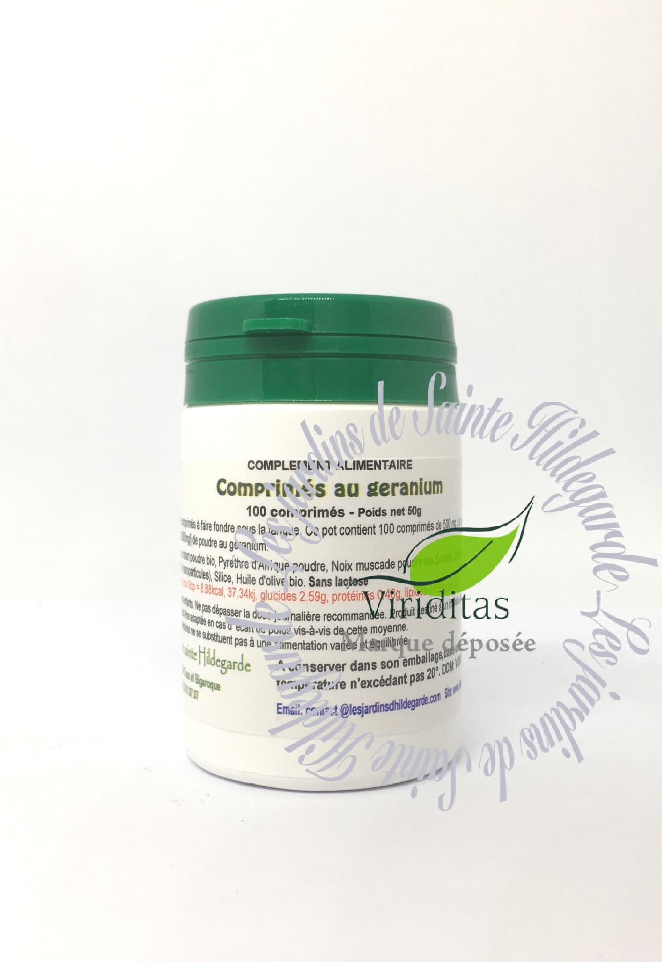 COMPRIMES POUDRE GERANIUM 100C - Les Jardins de Sainte-Hildegarde