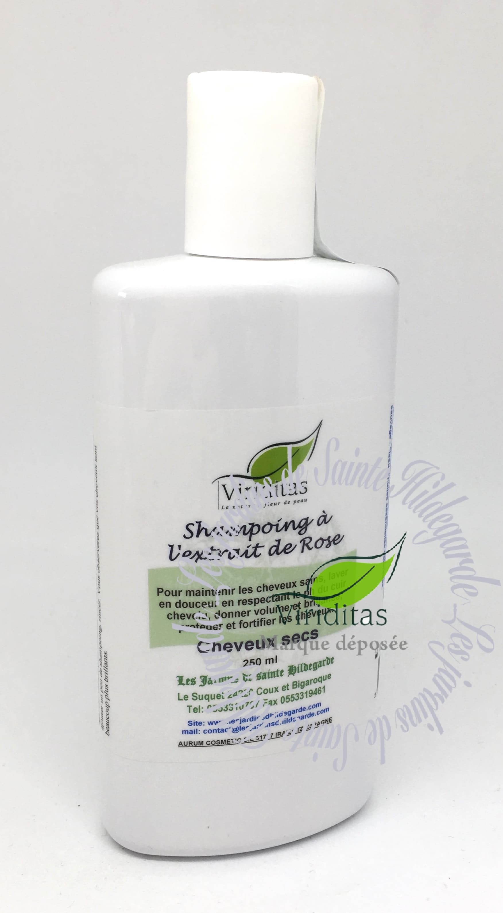 SHAMPOING TRAITANT ROSE CHEVEUX SECS - Les Jardins de Sainte-Hildegarde