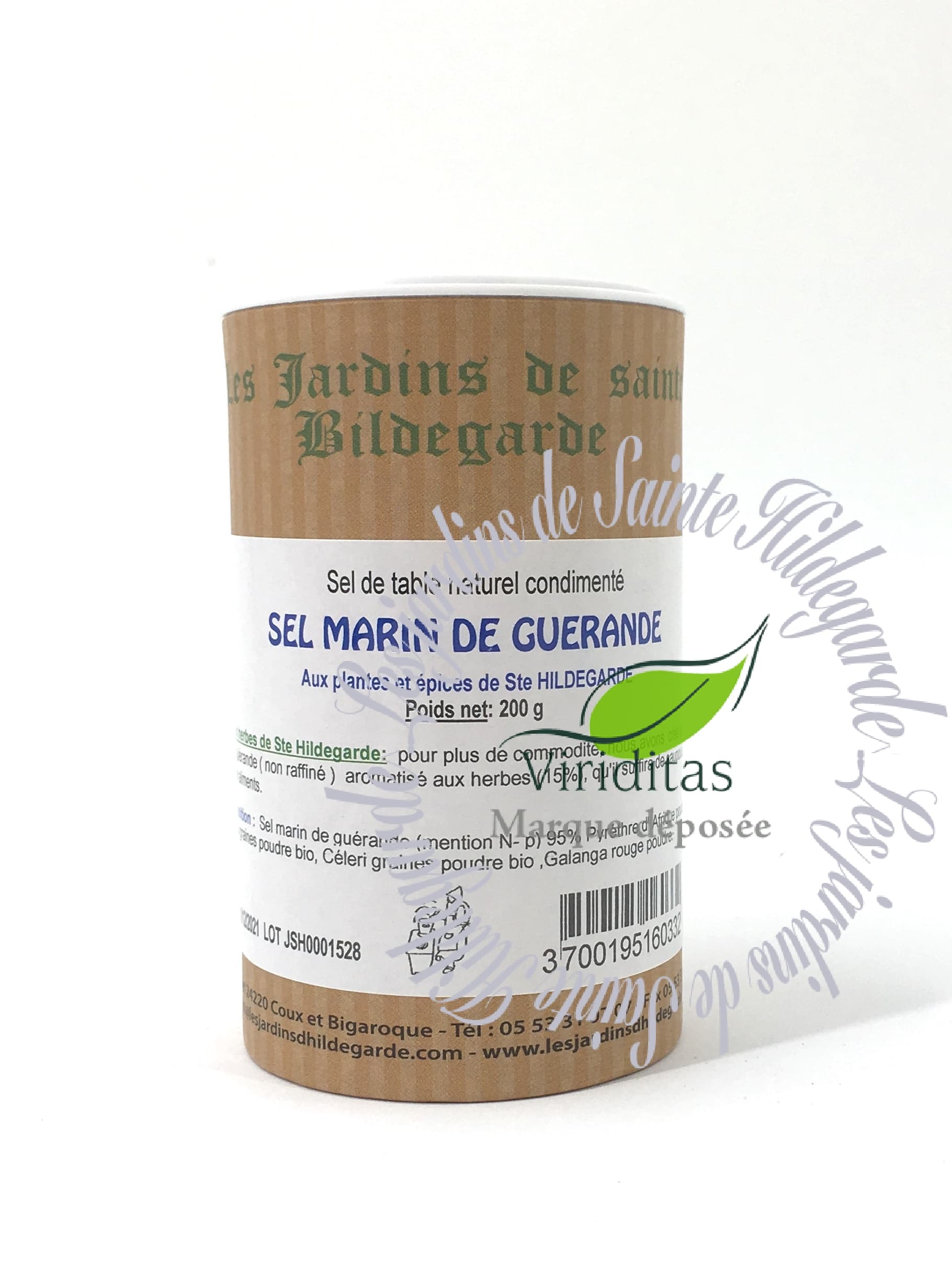SEL DE GUÉRANDE AUX HERBES 200G - Les Jardins de Sainte-Hildegarde