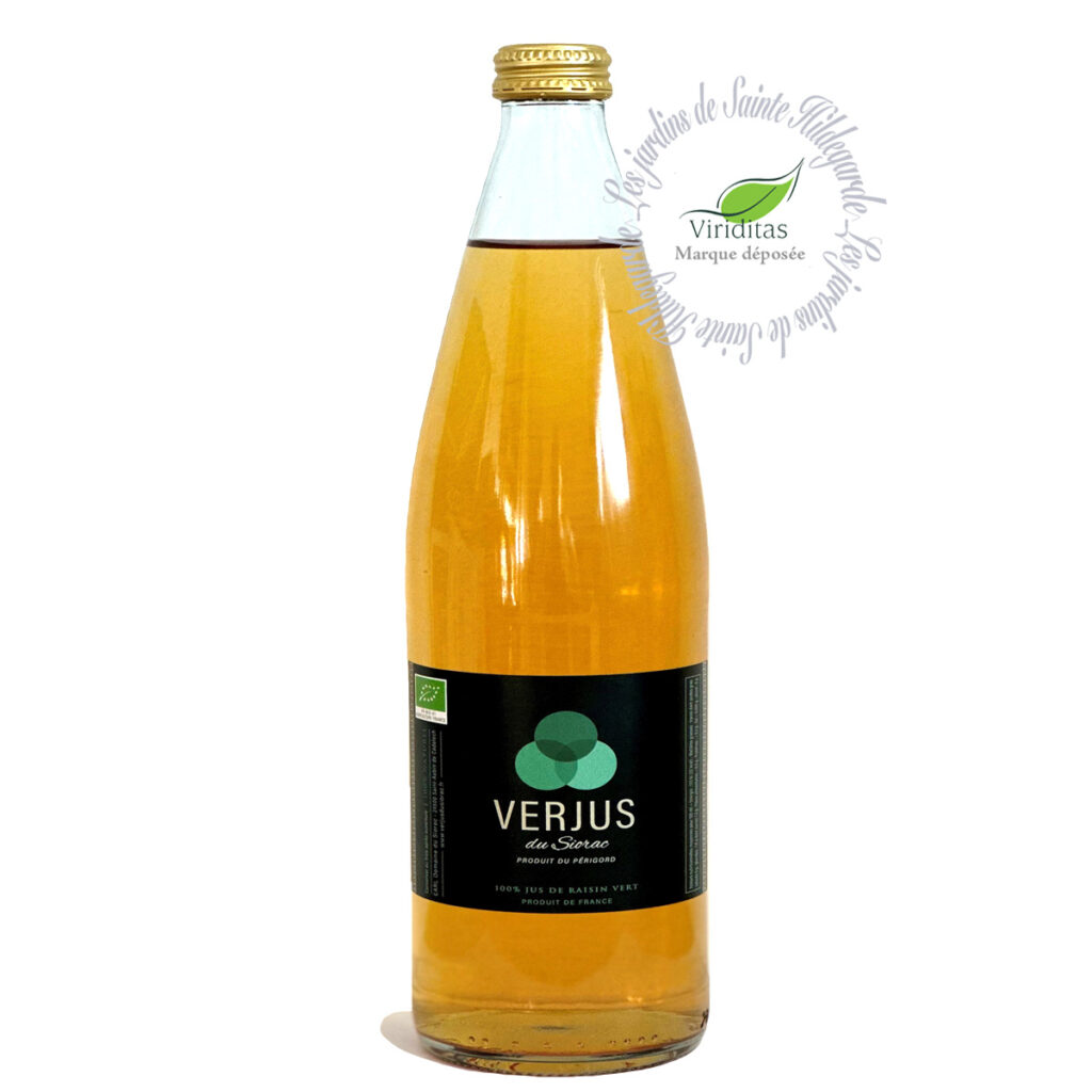 VERJUS BIO 75cl - Les Jardins de Sainte-Hildegarde